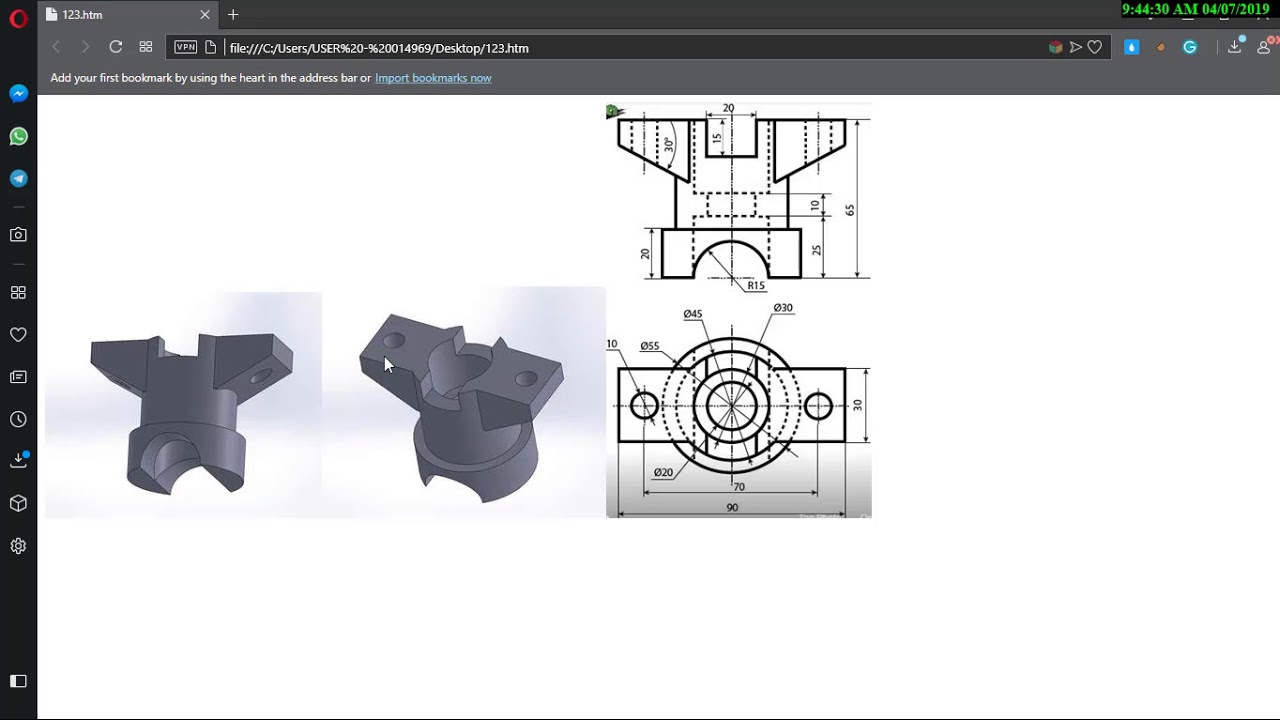 solidwork exercises 3 - YouTube
