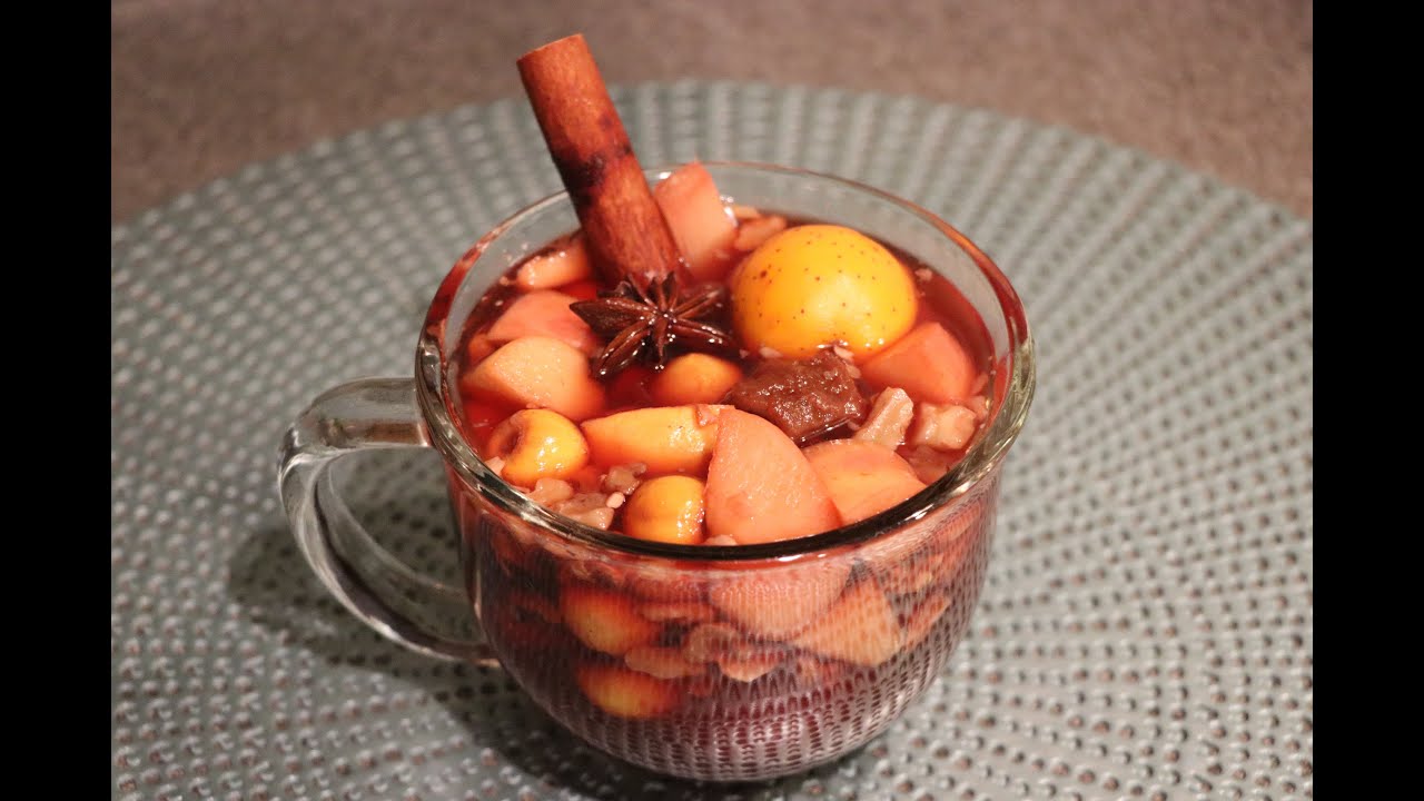 Receta: Ponche Caliente Con Frutas - YouTube