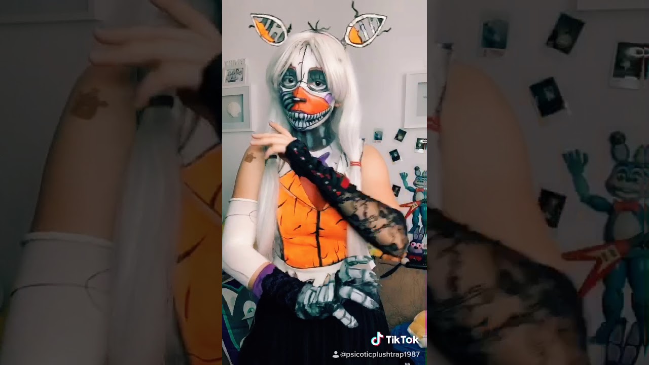 FiveNightsatFreddys nightmare Lolbit cosplay - YouTube