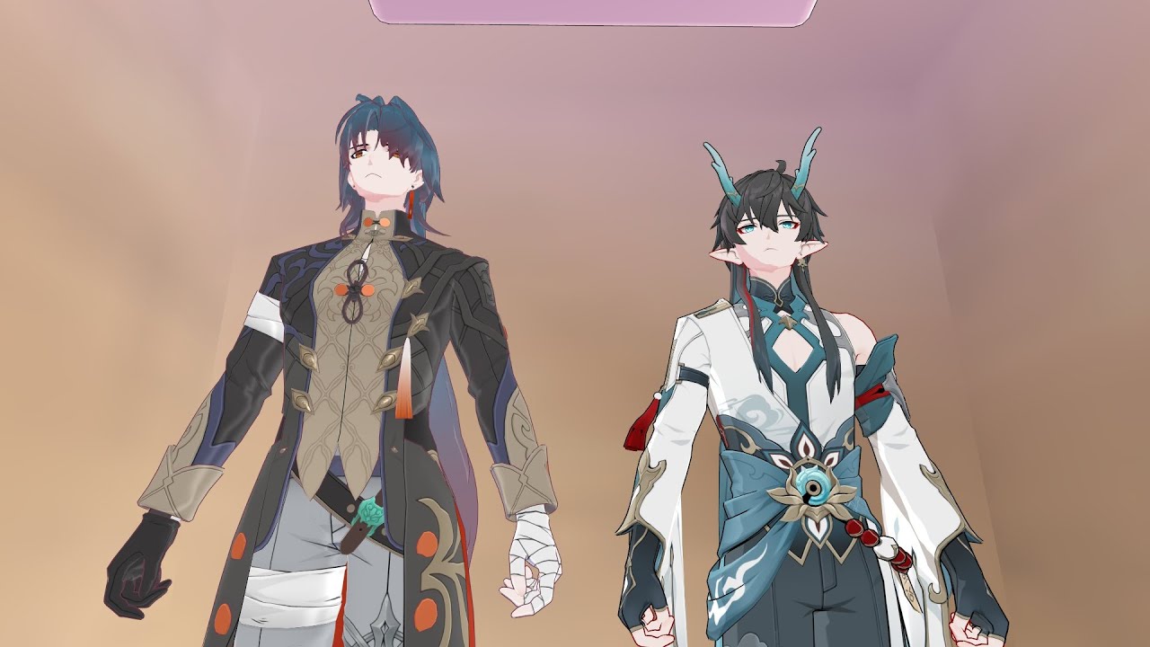 Dan Heng and Blade Stuck in an Elevator | Honkai Star Rail - YouTube