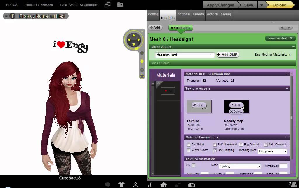 How To Make Head Sign Imvu - YouTube