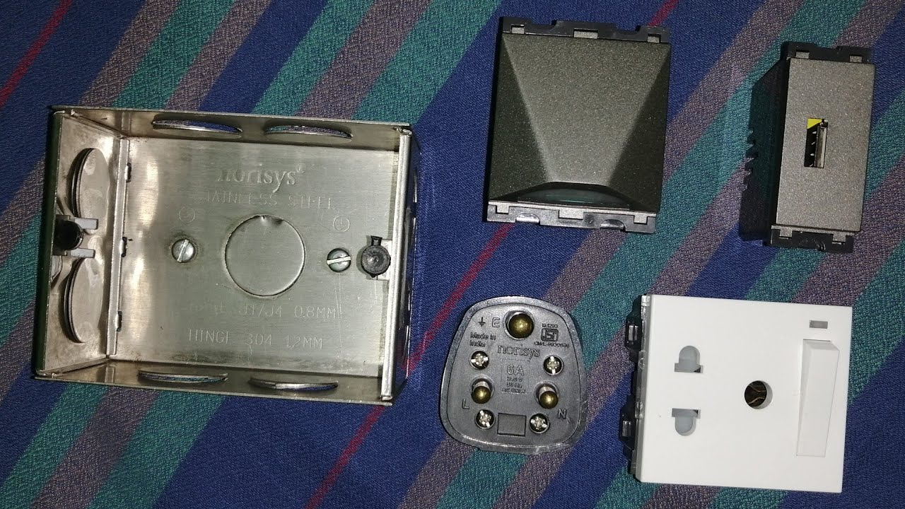 norisys new sample usb charging socket, steel metal consol box,6amp top ...