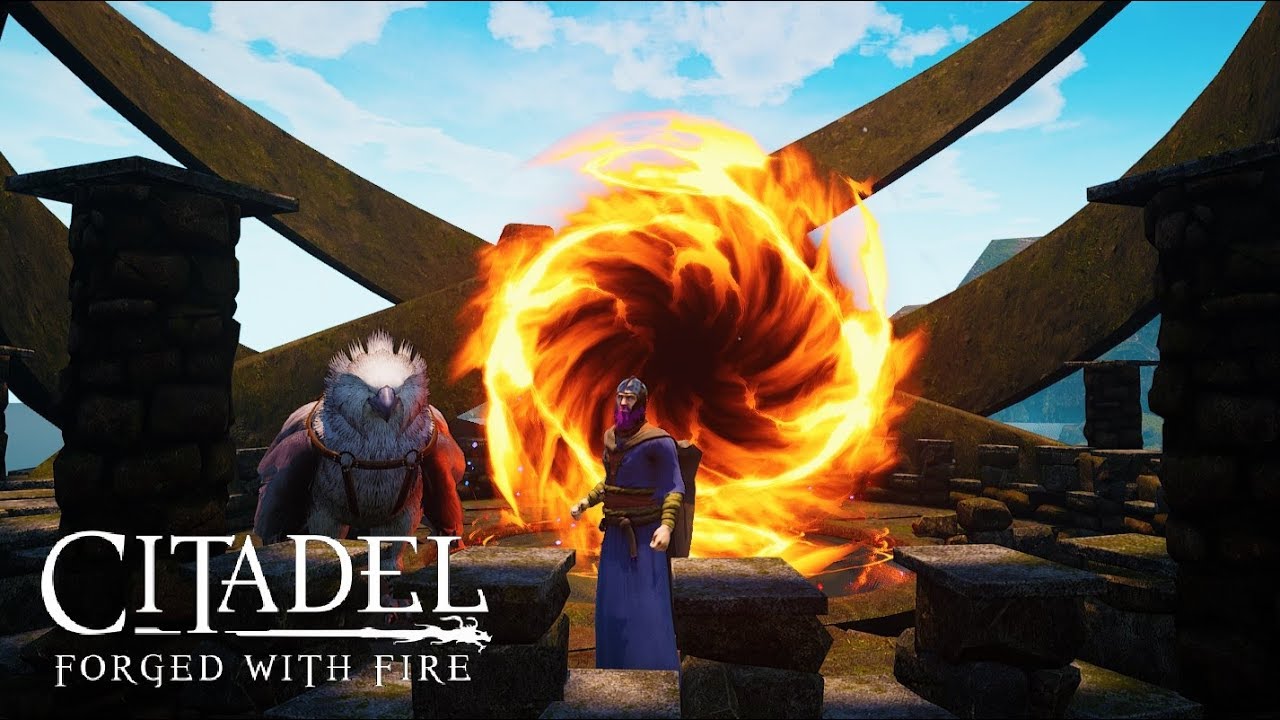 Citadel Forged With Fire #6 ~ Giant Eagle & Fast Travel Towers - YouTube