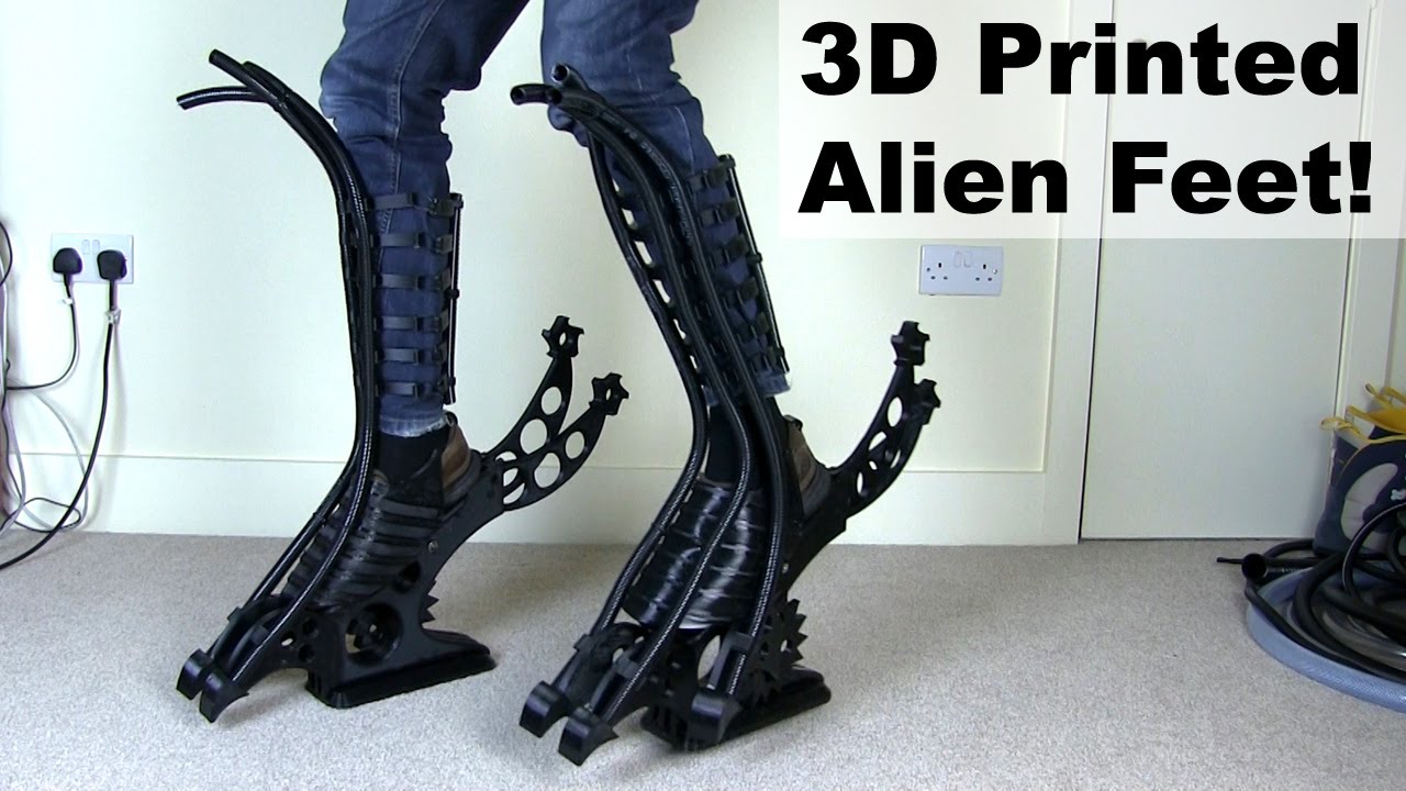 Alien Xenomorph Cosplay #17 | Feet Detail with Ninjaflex | James Bruton ...