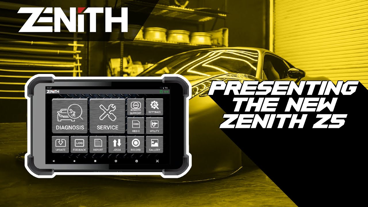 AMAZING AUTOMOTIVE DIAGNOSTIC TOOL - Zenith Z5 pieces and features ...