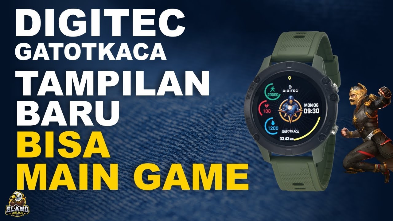 DIGITEC SMART WATCH GATOT KACA : JAM DIGITEC TAMPILAN BARU BISA MAIN ...