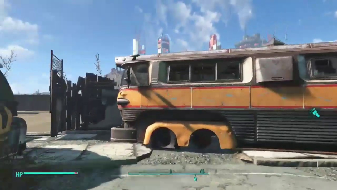 Fallout 4 settlement at Boston Airport - YouTube