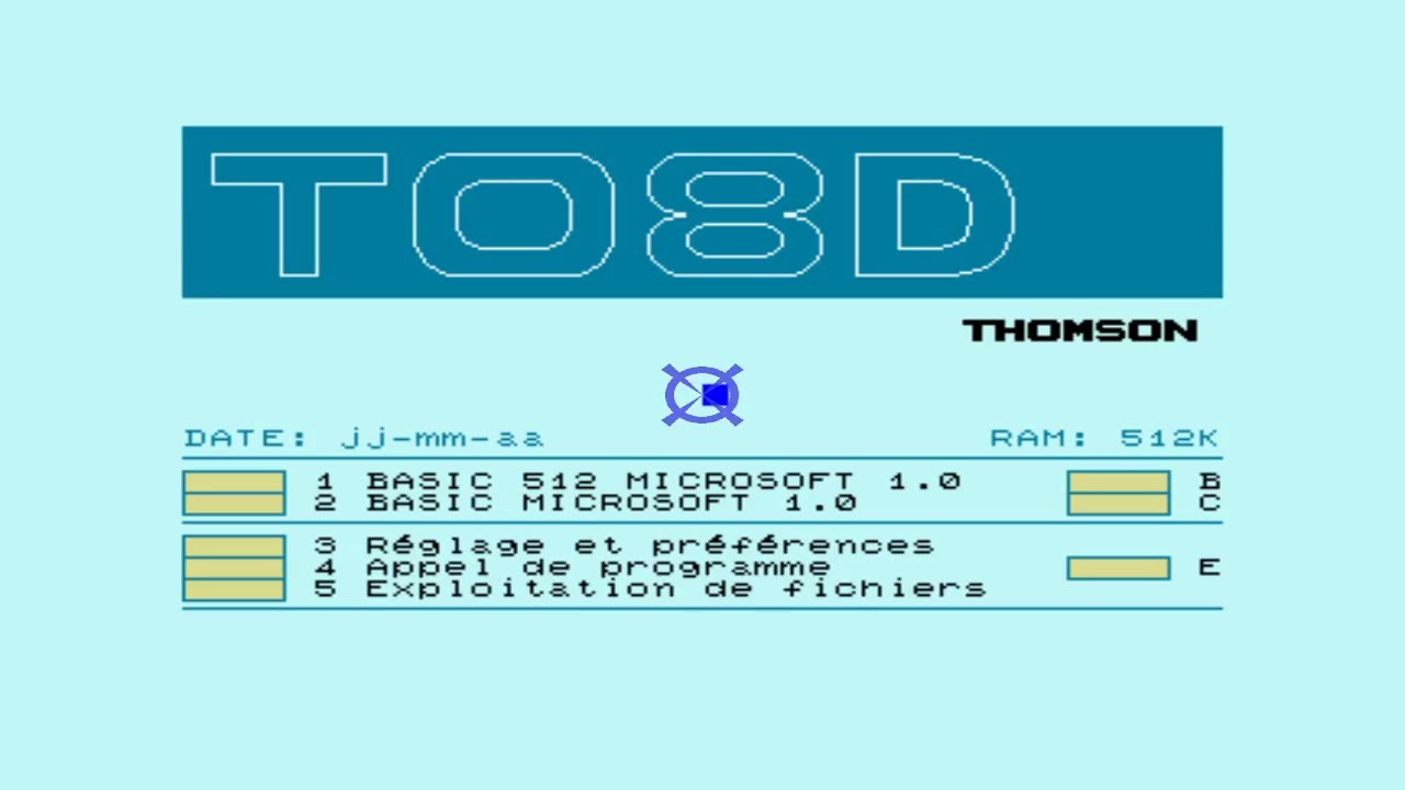 Thomson TO8D - YouTube