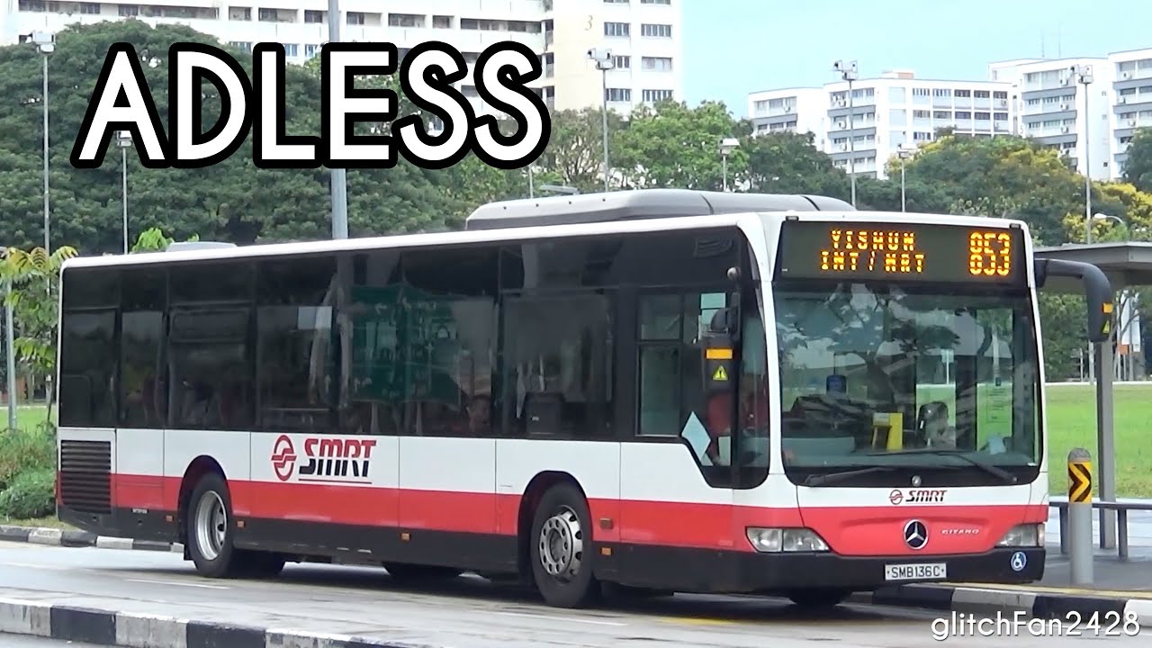 [SMRT] Finally Adless - Mercedes Benz Citaro Demonstrator SMB136C - YouTube