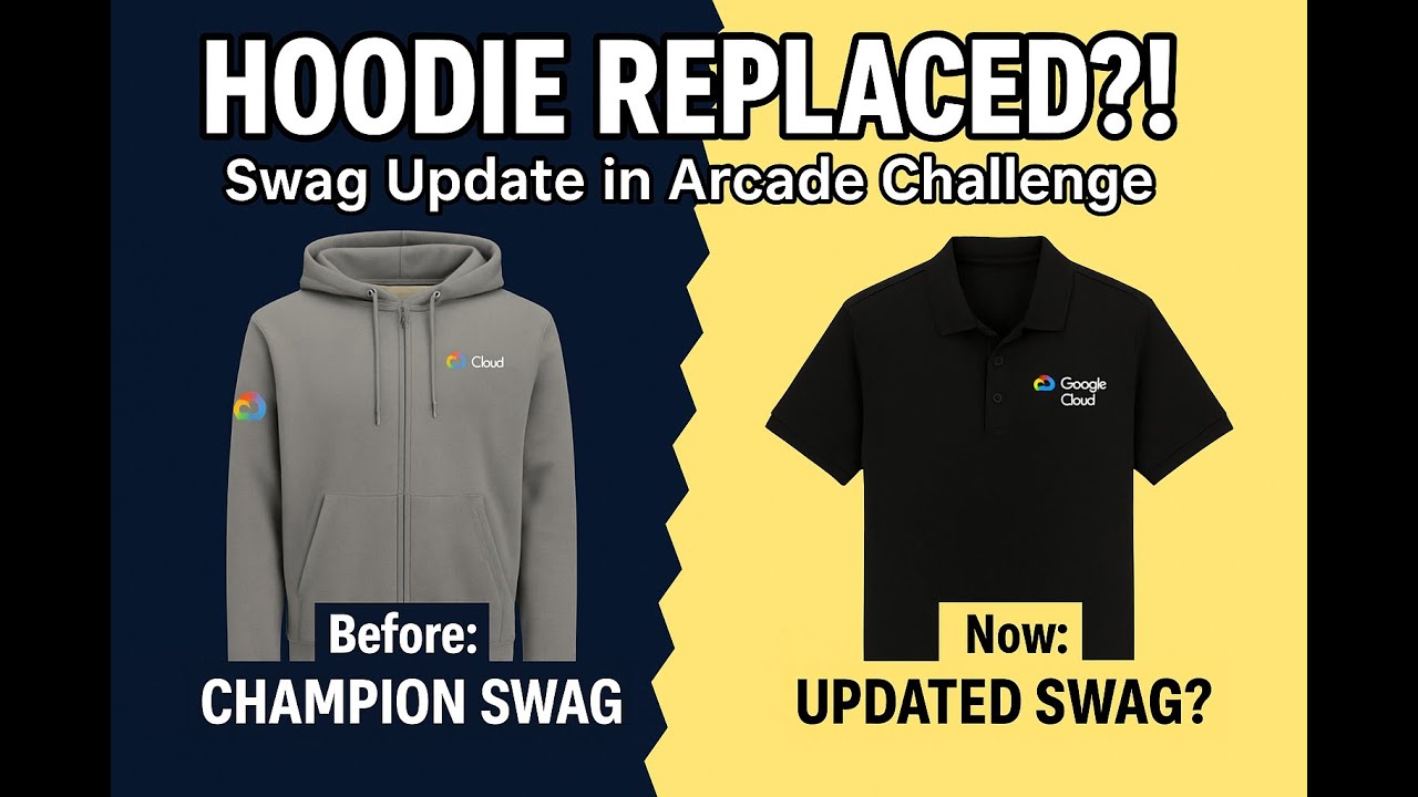 🚨 Arcade Swag Update – From Hoodies to Polo T-Shirts? 🤔 #qwiklabs # ...