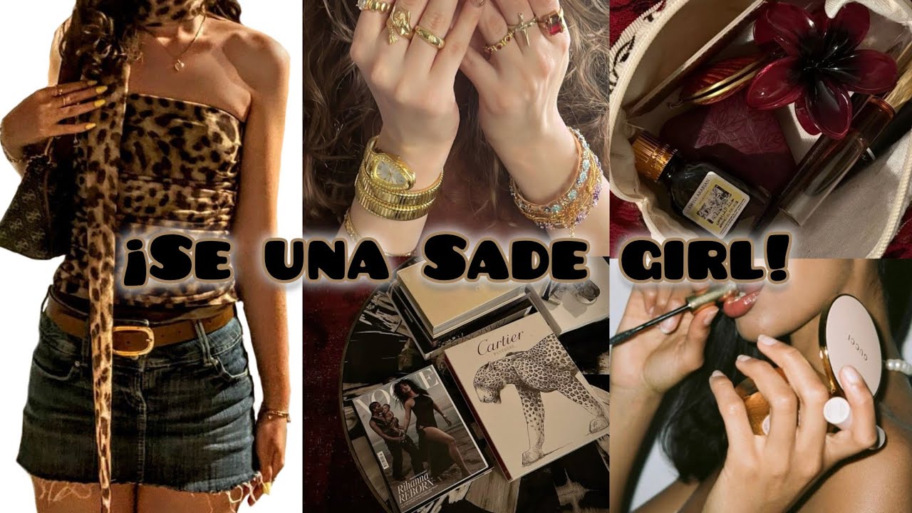 "Cómo Convertirte en una Sade Girl: Estilo, Maquillaje y Actitud" - YouTube