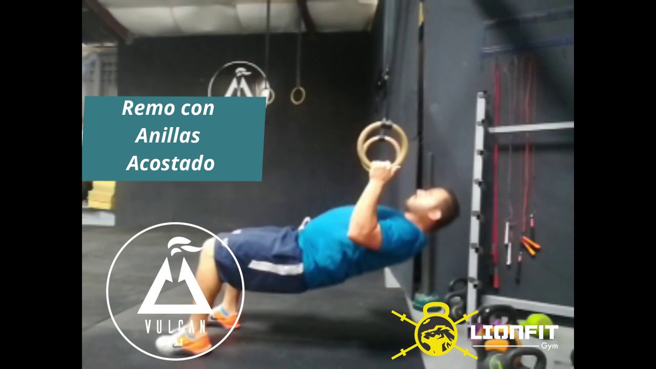 Remo con anillas acostado - YouTube
