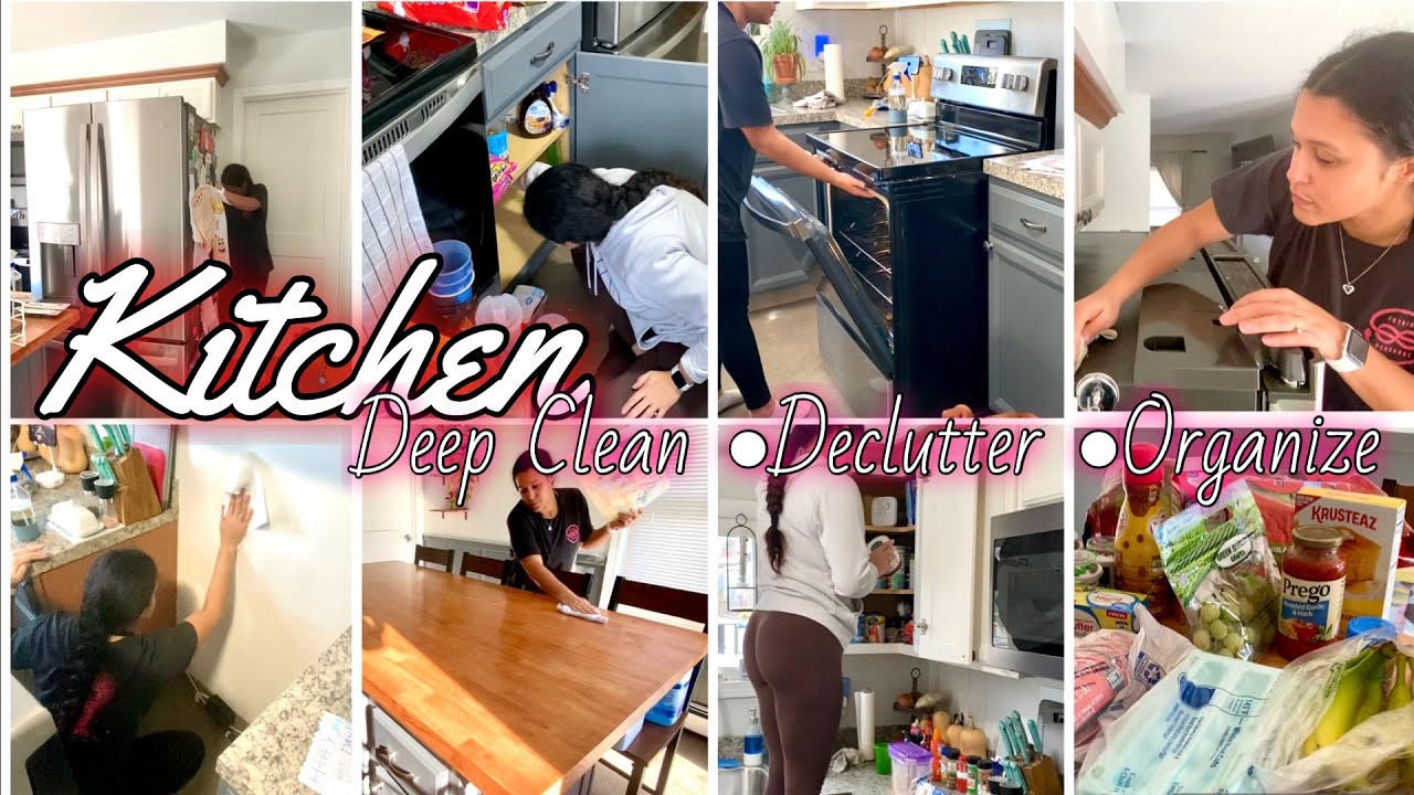 CLEANING MOTIVATION | CLEAN WITH ME 2024 | KITCHEN ORGANIZE KITCHEN DECLUTTER CLEANING | DEEP ...