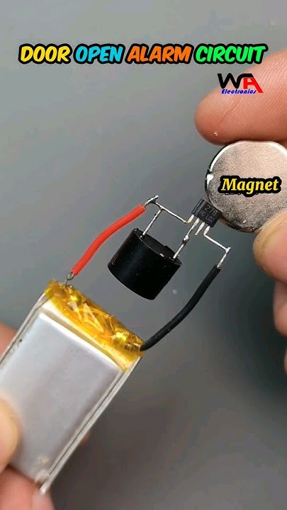 Door Open Alarm Circuit Using Hall Effect Sensor #dooralaram # ...