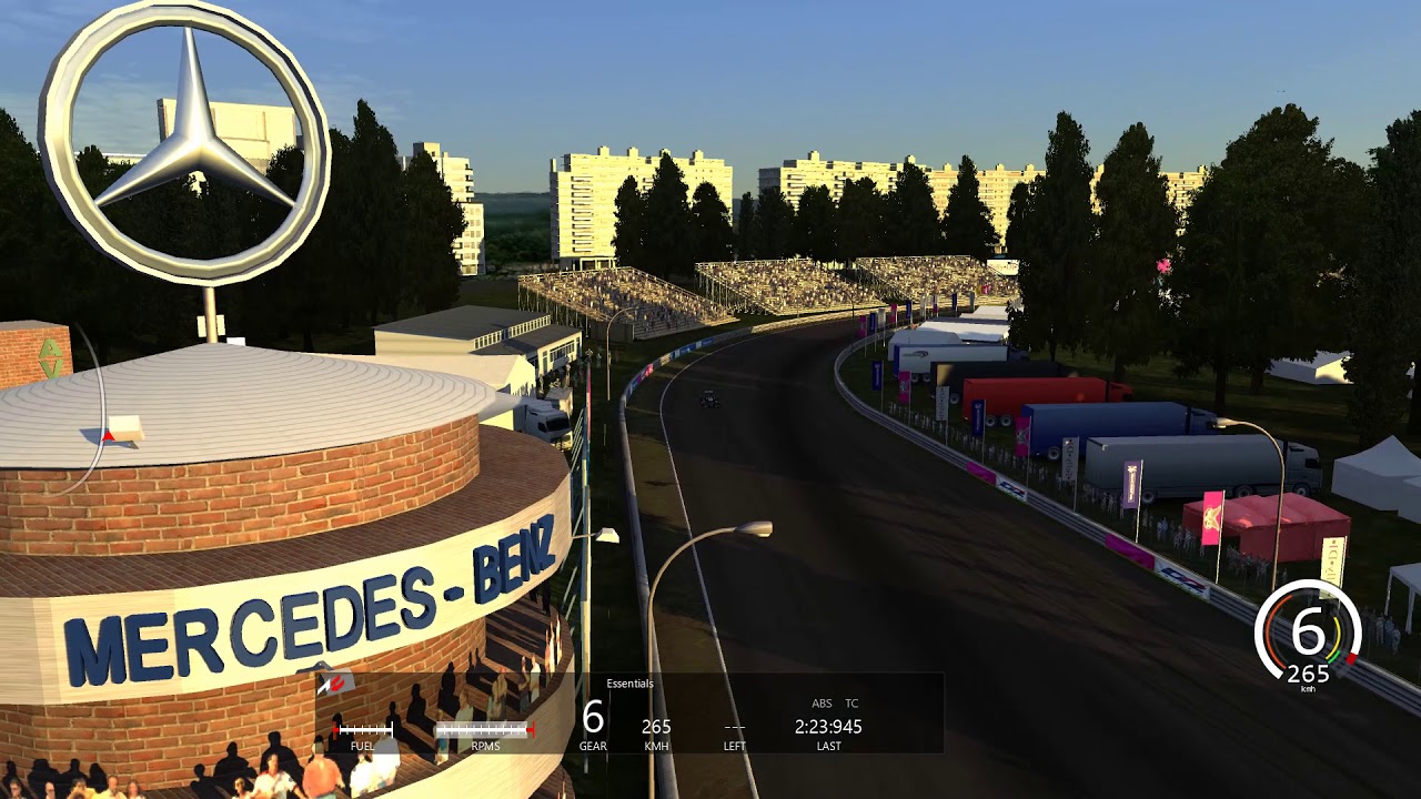 Lewis Hamilton onboard lap AVUS (DTM layout)- Assetto Corsa - YouTube