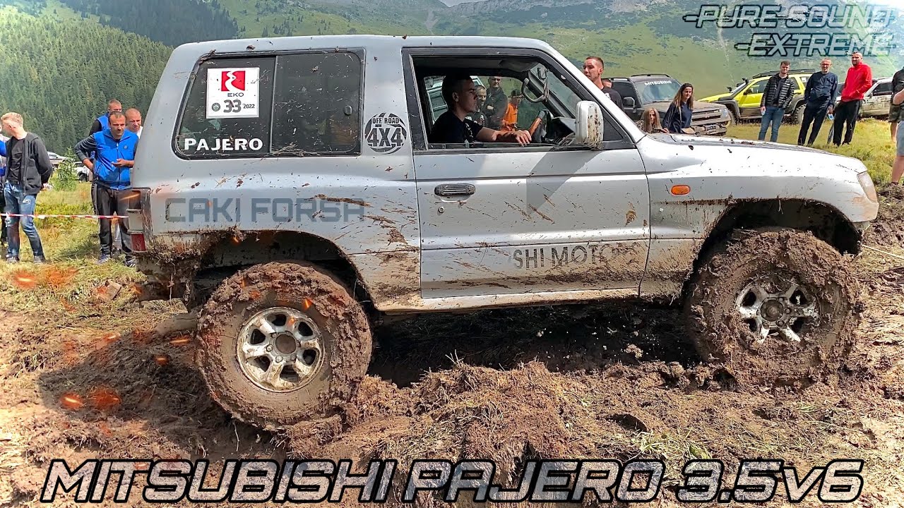 OFF ROAD - BEST OF MITSUBISHI PAJERO 3500v6 #4x4 #extreme (206hp) - YouTube