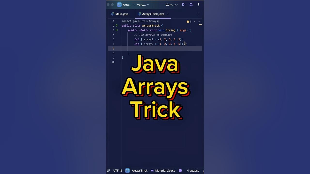 Java Arrays Trick - YouTube