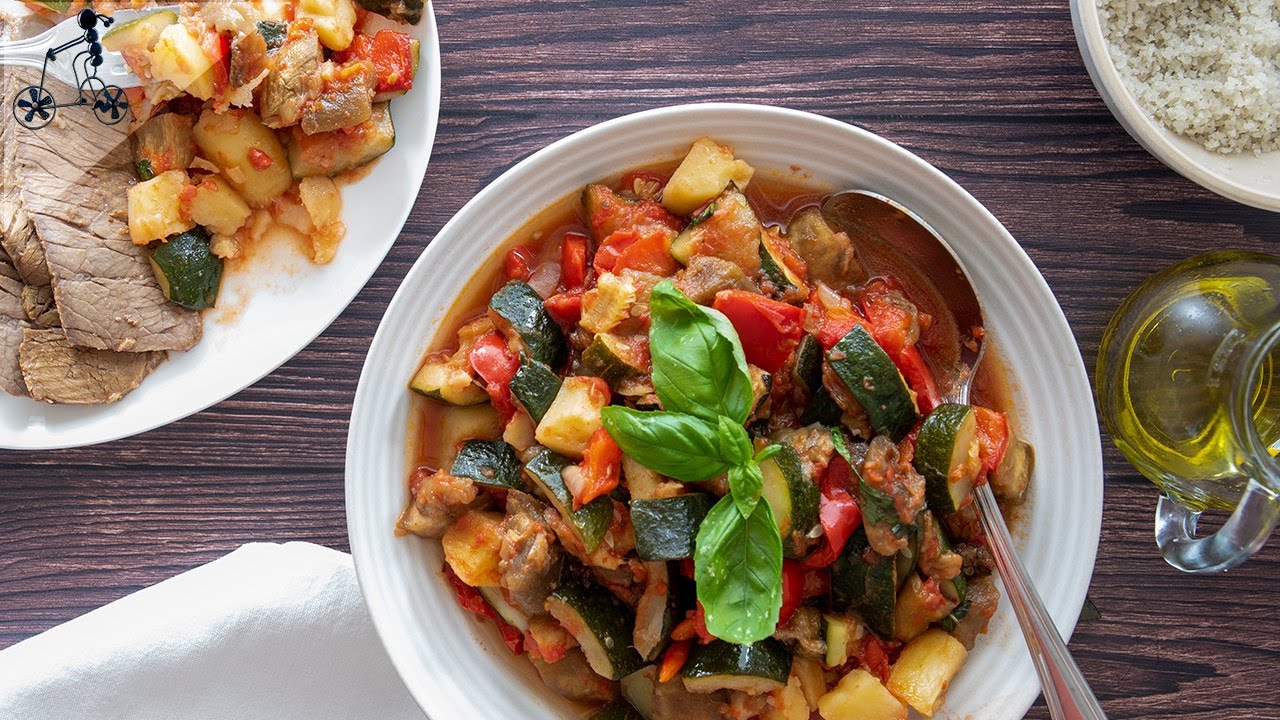 Ciambotta Or Giambotta Italian Vegetable Stew - YouTube