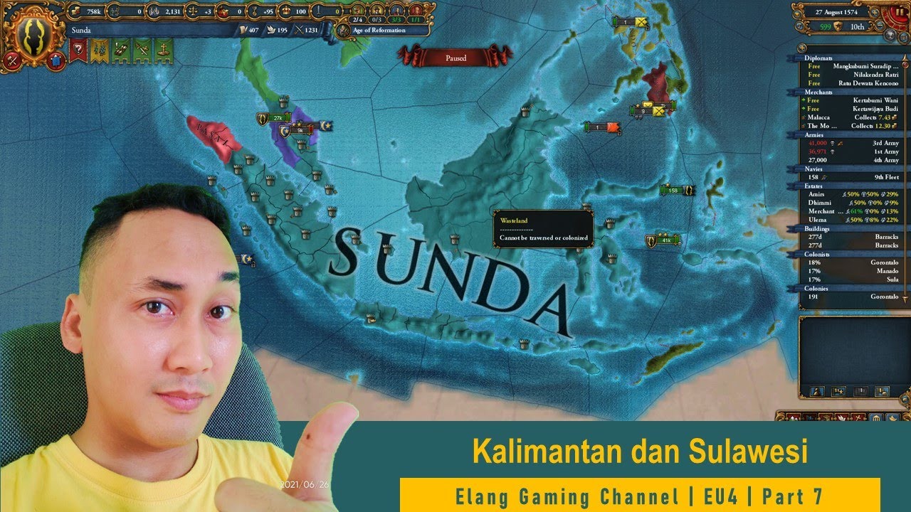 KALIMANTAN DAN SULAWESI SUDAH MENJADI WILAYAH SUNDA EMPIRE | Europa ...