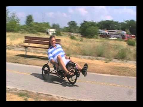 THE ECOCYCLE RECUMBENT TRIKE IN ACTION! - YouTube