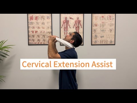How To Improve Cervical Extension (Towel Exercise) #neckpaintreatment # ...
