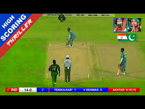 Greatest rivalry: India vs Pakistan high scoring most thriller match in cricket history