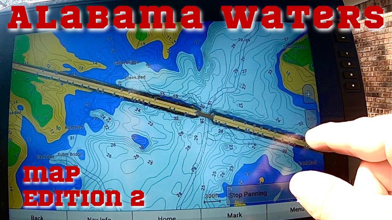 ALABAMA WATERS MAP Edition 2 - YouTube