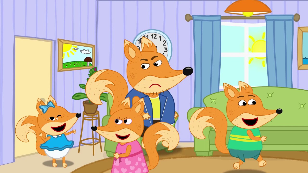 Fox Family and Friends cartoon for kids #759 - YouTube