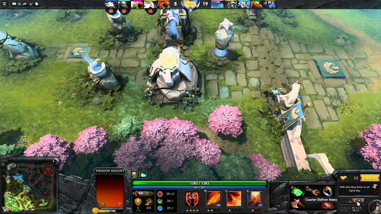 Dota 2 Ability Draft Dragon Knight - YouTube