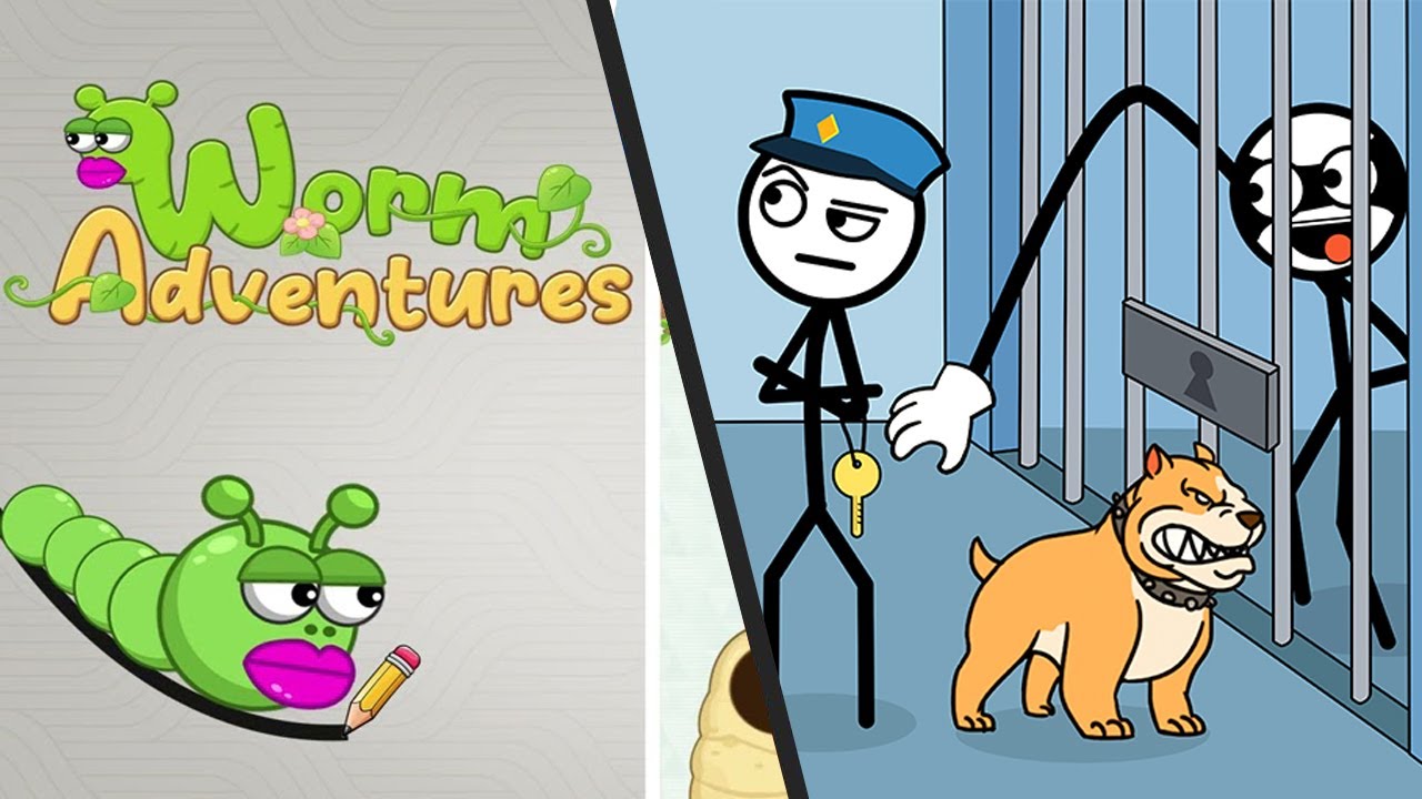 Thief Puzzle VS Save The Worm - All Levels SpeedRun Gameplay Ep1 - YouTube