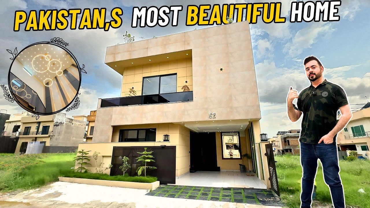 🇵🇰 Pakistan’s Most Beautiful 7 Marla House Tour | Luxury Mezzanine ...