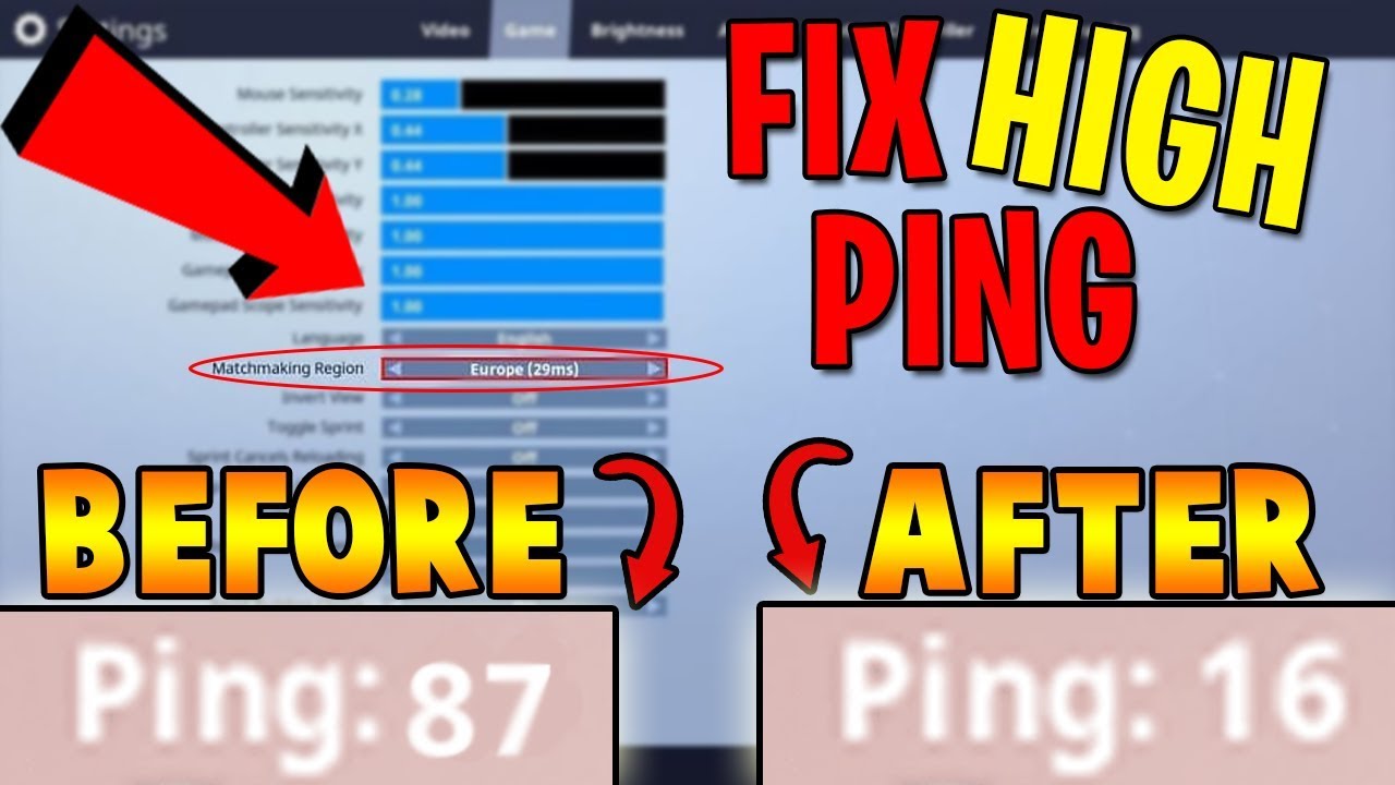 How To Fix HIGH PING In Fortnite Season 11 - YouTube