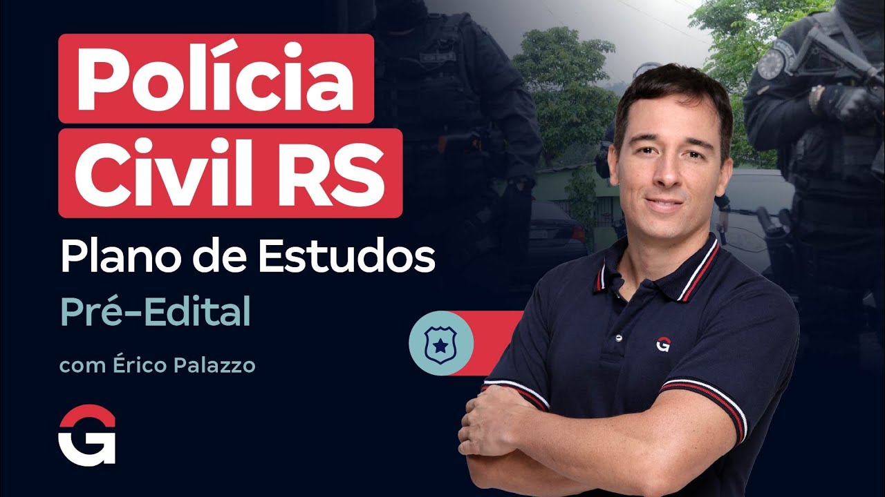Concurso PC RS: Plano de Estudos Pré-Edital com Érico Palazzo - YouTube
