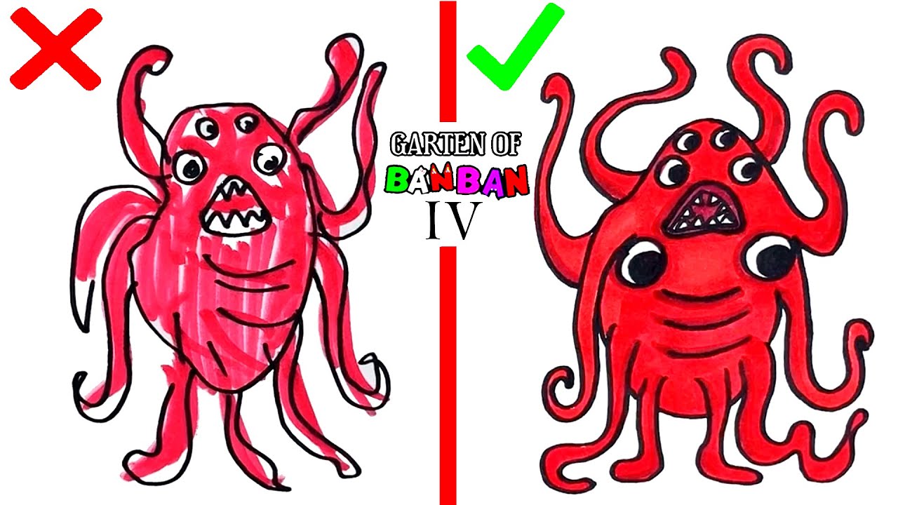 Как нарисовать SAD SETH из Garten Of Banban Chapter 4 правильно и ...