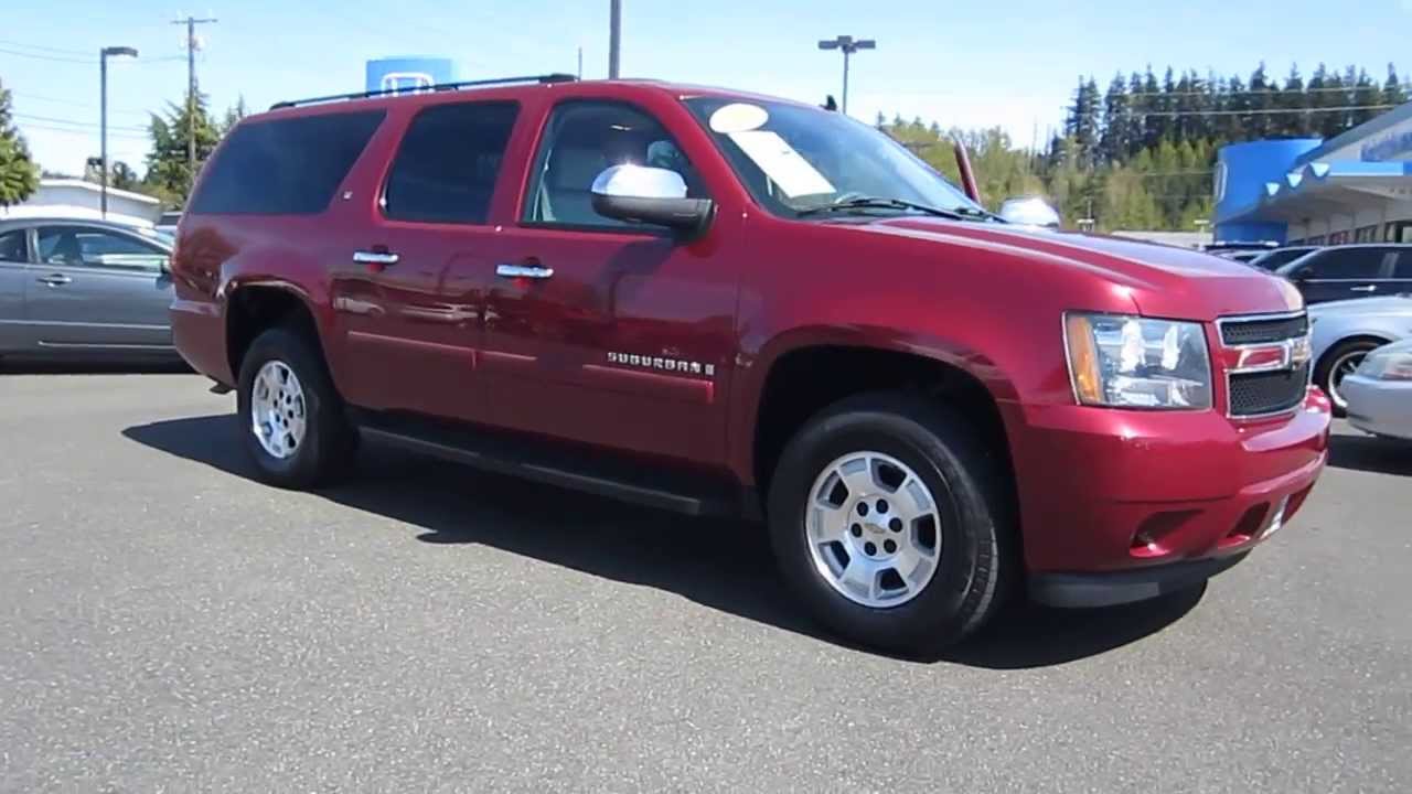2007 Chevrolet Suburban, Red - STOCK# B2128 - Walk around - YouTube