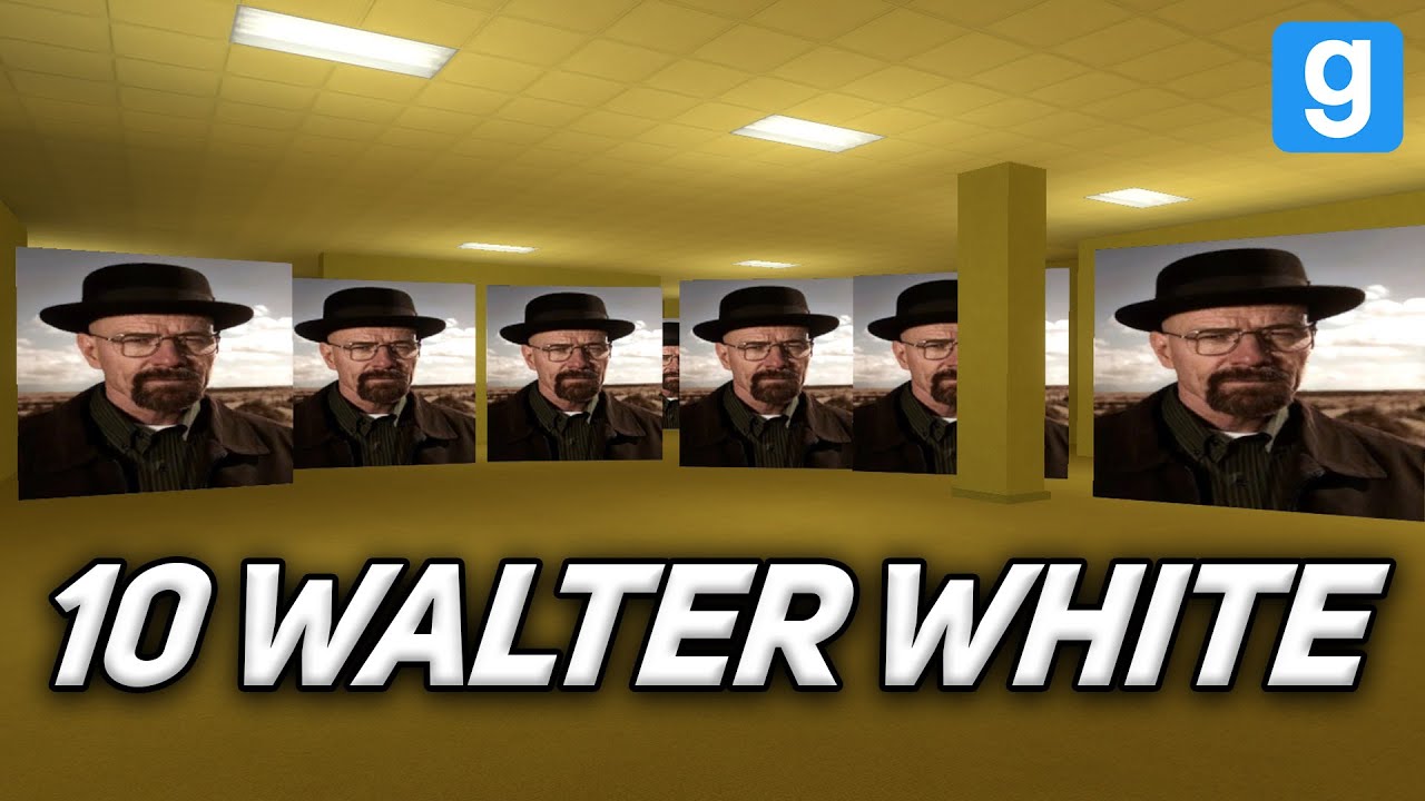 10 Walter WhiteNextbots in The Backroom ( Garry's Mod ) - YouTube
