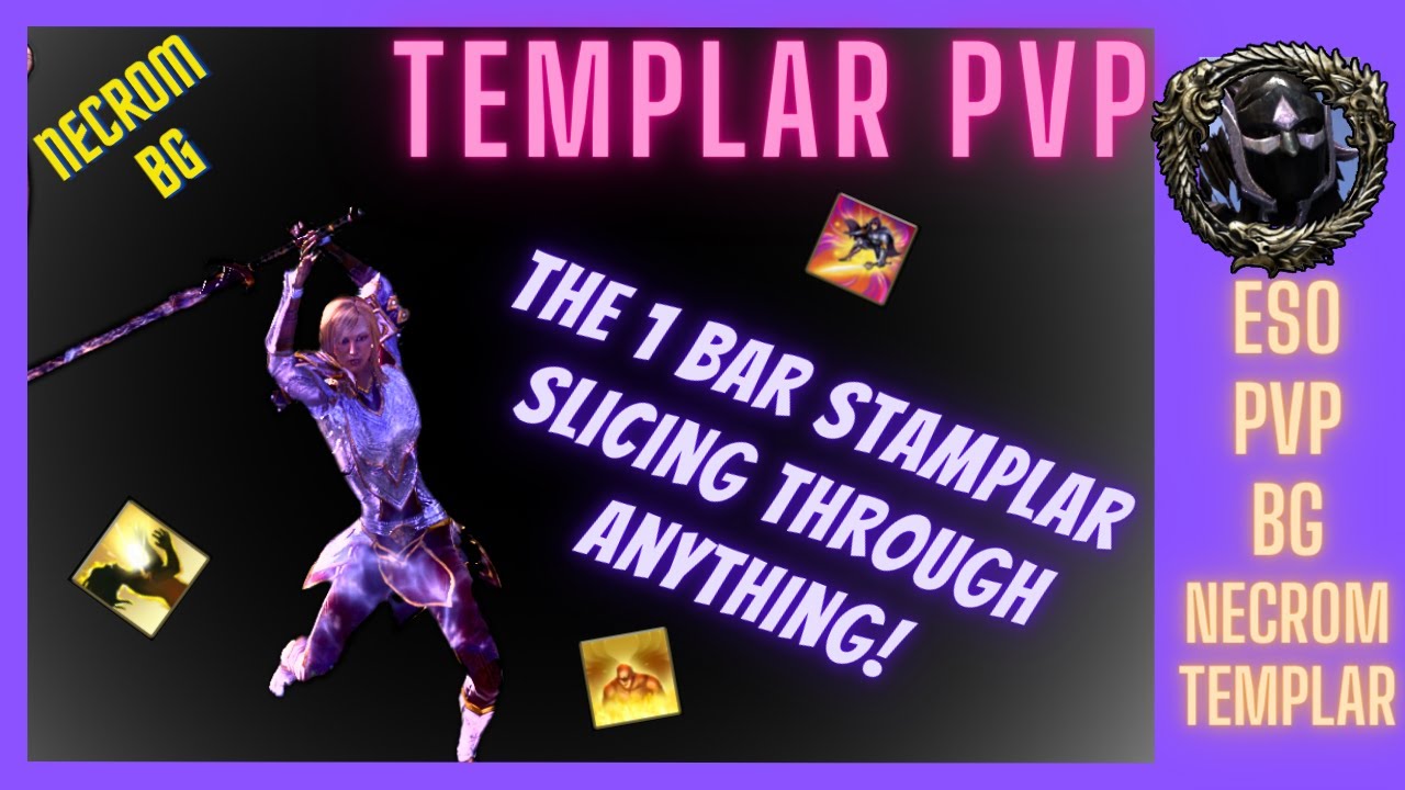☀️Awesome Stamplar Build☀️ Playing Templar in Necrom PVP ESO BG! - YouTube