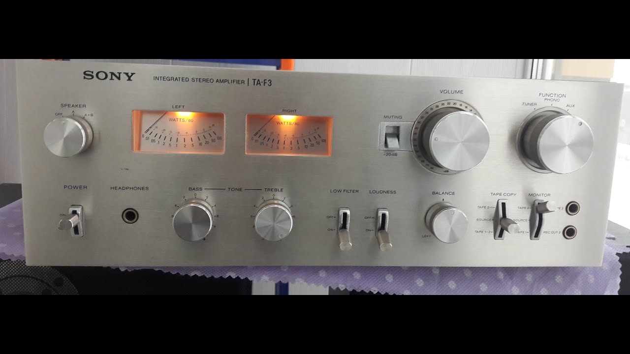 Sony TA F3 - YouTube