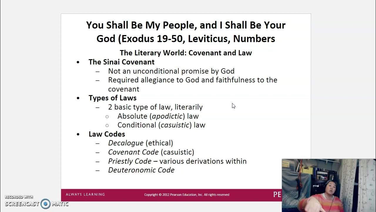 Exodus 1-15, 20, PPT Chap 4 - YouTube
