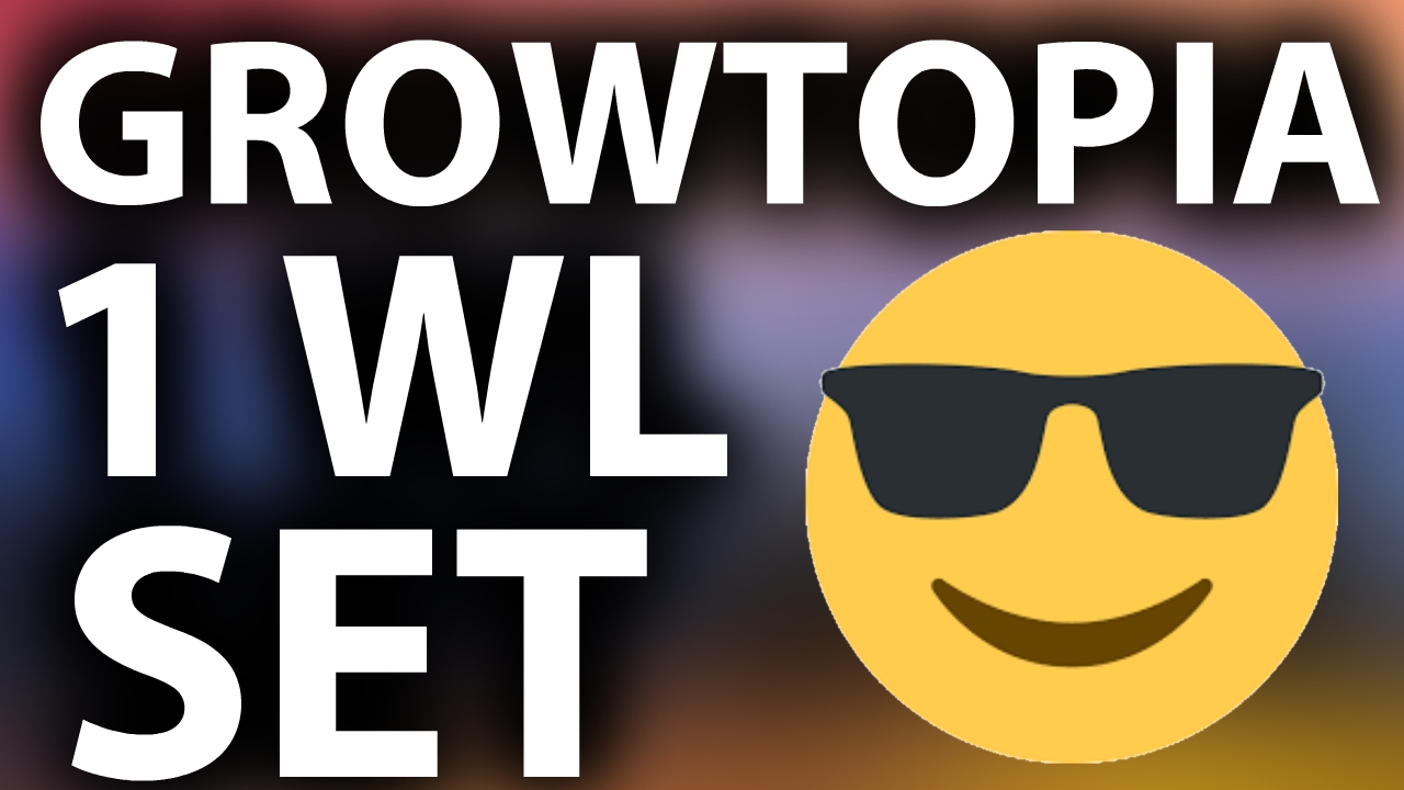 Growtopia - 1 WL Set - YouTube