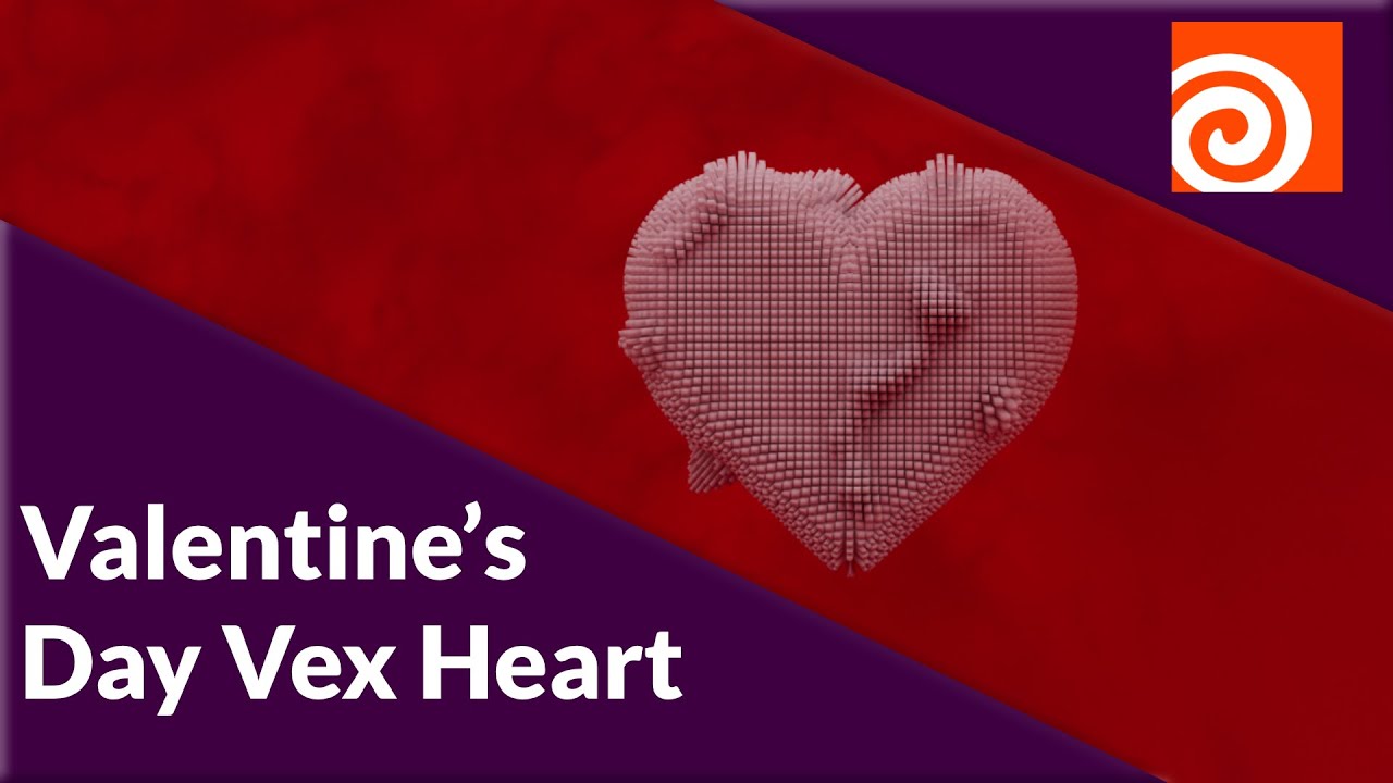 Make A Valentine's Day Vex Heart Animation | Houdini 19 - YouTube
