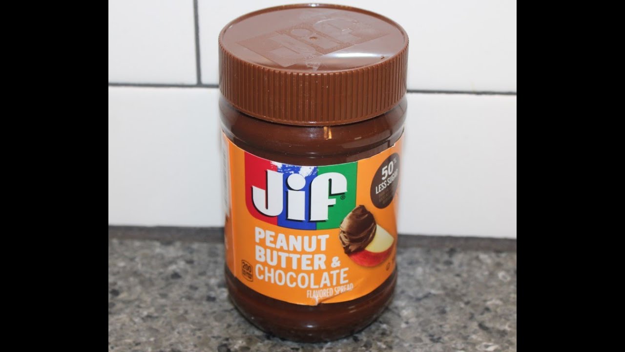 JIF Peanut Butter & Chocolate Flavored Spread Review - YouTube