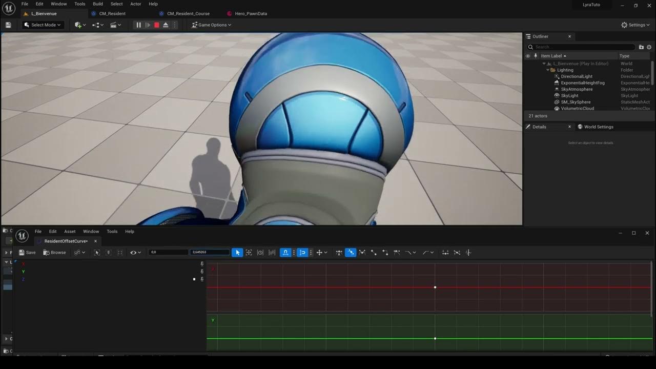 Unreal Engine Lyra Tutorial Fr - Partie 07.1 _ Camera - YouTube