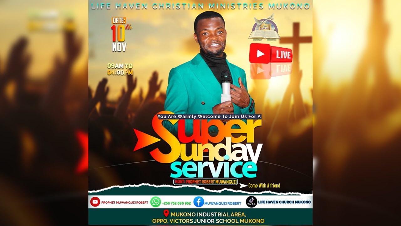 SUPER SUNDAY SERVICE|LIVE BROADCAST||Prophet Robert Muwanguzi - YouTube