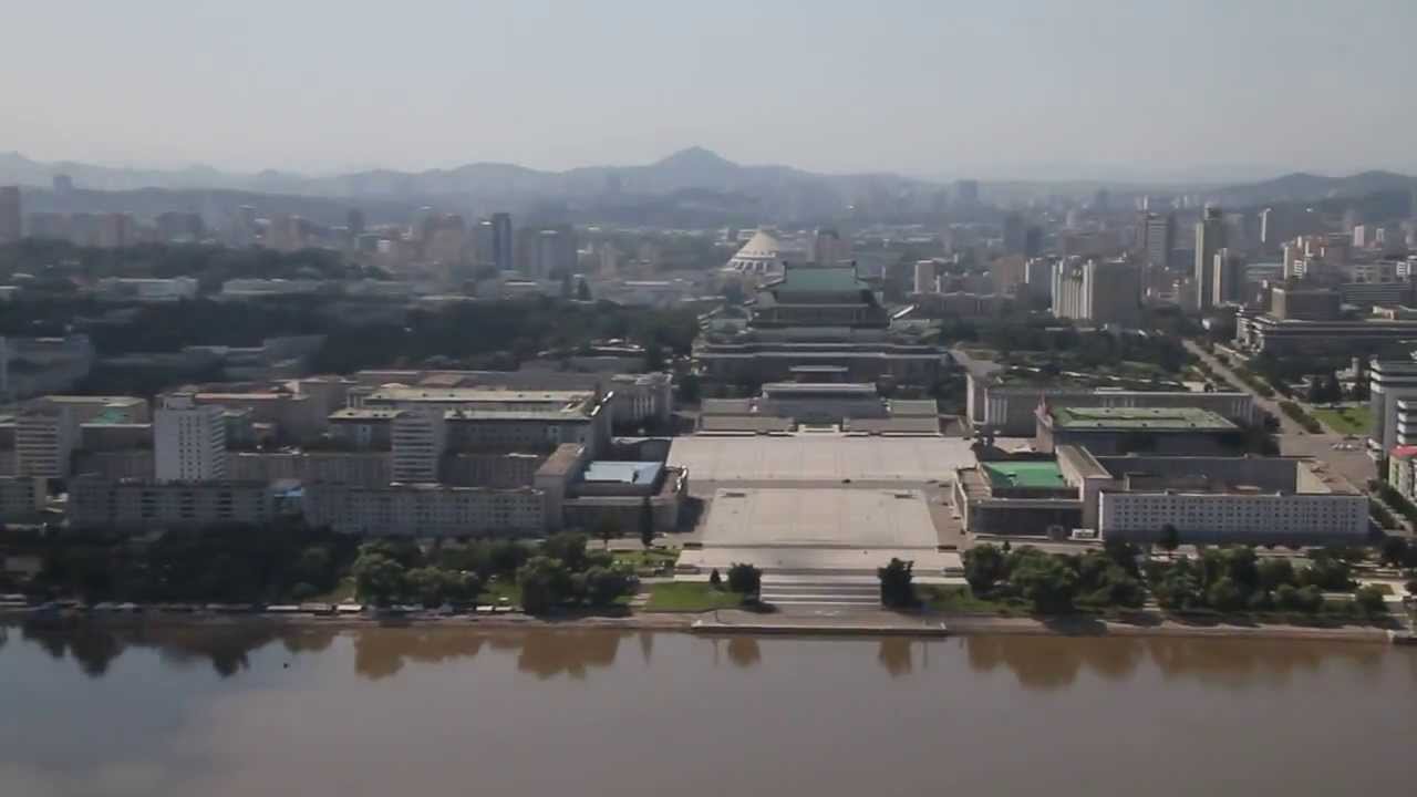 North Korea - Pyongyang panorama views from Juche Tower - YouTube