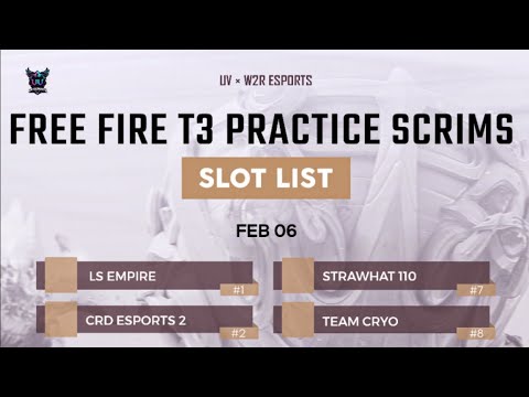 [Hindi] Free Fire T3 Scrims Live 🔴 - YouTube