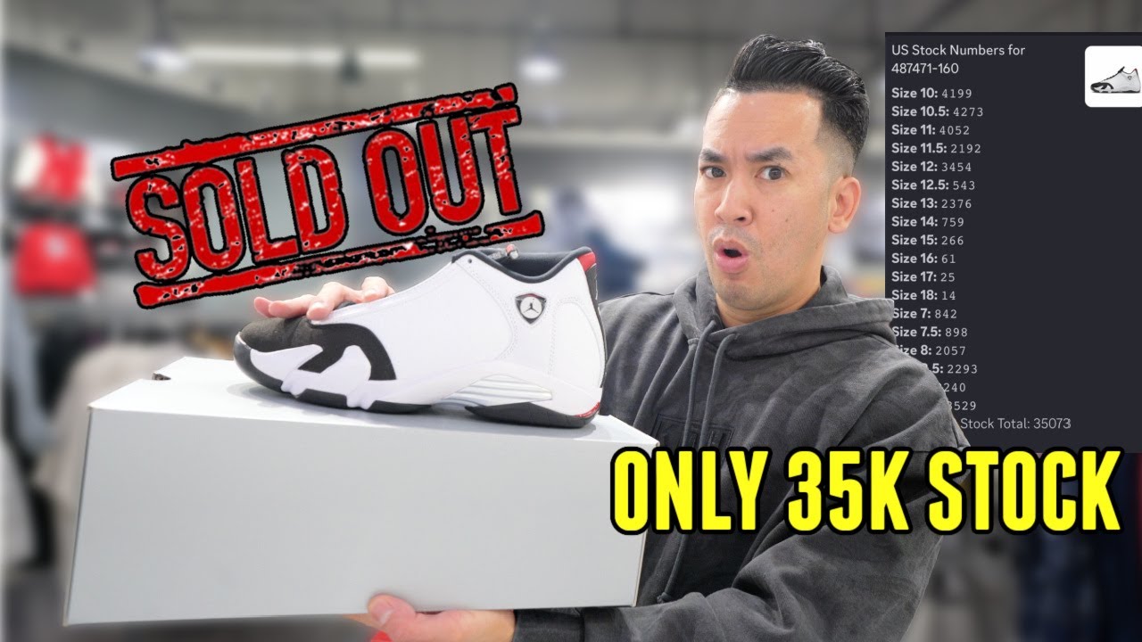 PEOPLE REGRET NOT BUYING ?? SOLDOUT !!! JORDAN 14 BLACK TOE PICK UP ...