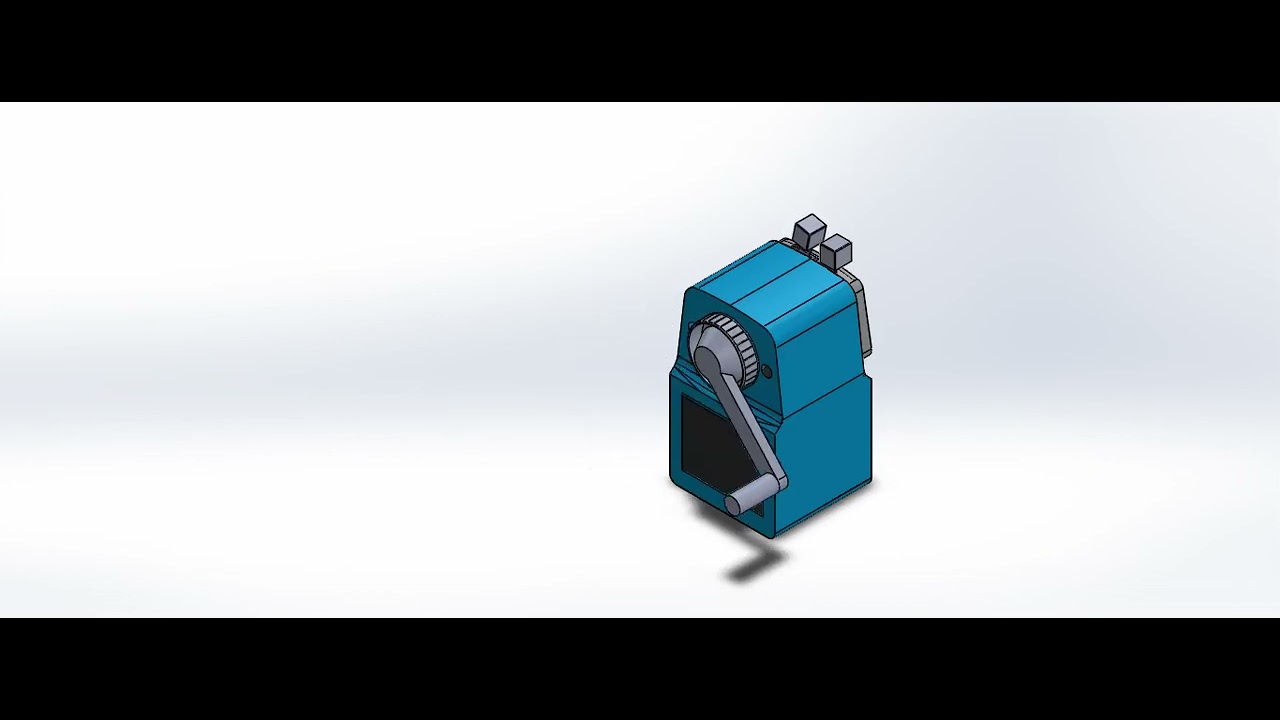 Pencil sharpener animation - YouTube