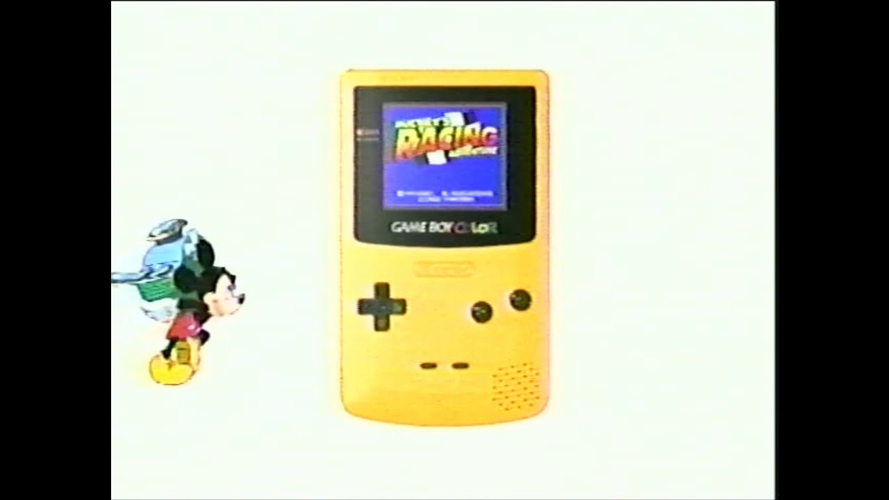 Mickey's Racing Adventure Game Boy Color Commercial - YouTube
