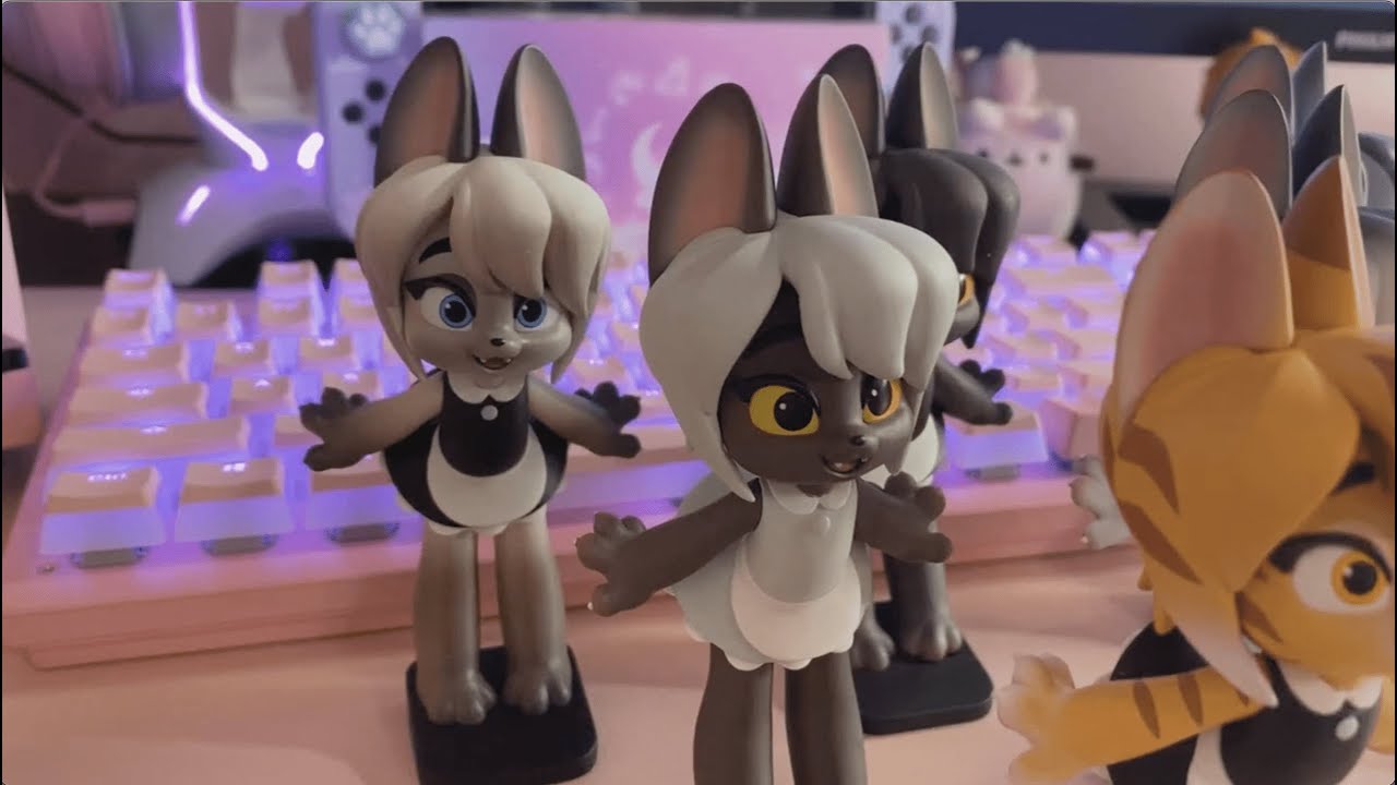 Cat Maid Figurines Blind Boxes Unboxing! - YouTube